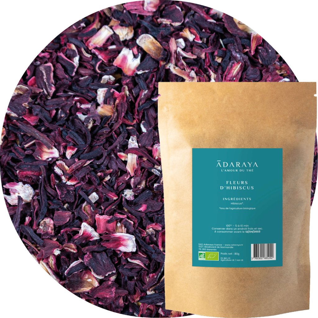 Une infusion fruitée : notre thé à l’hibiscus Bio
